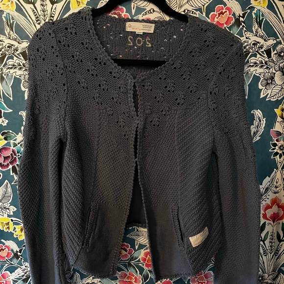 Odd Molly | Sweaters | Odd Molly Knitted Blue Grey Sweater 2 | Poshmark